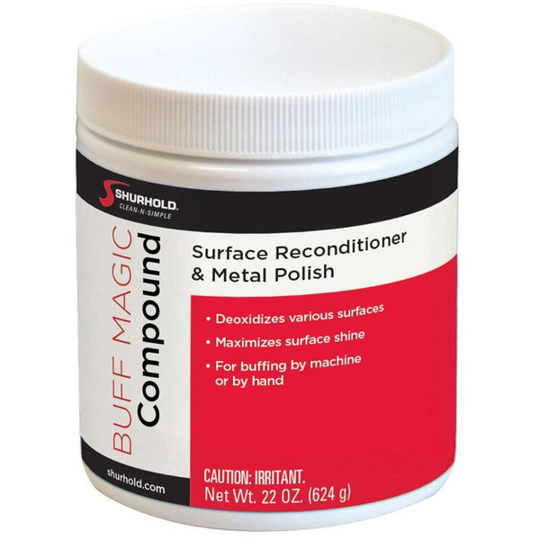 Shurhold Buff Magic Compound Surface Reconditioner Metal Polish 22oz YBP0101 – TRAPSKI