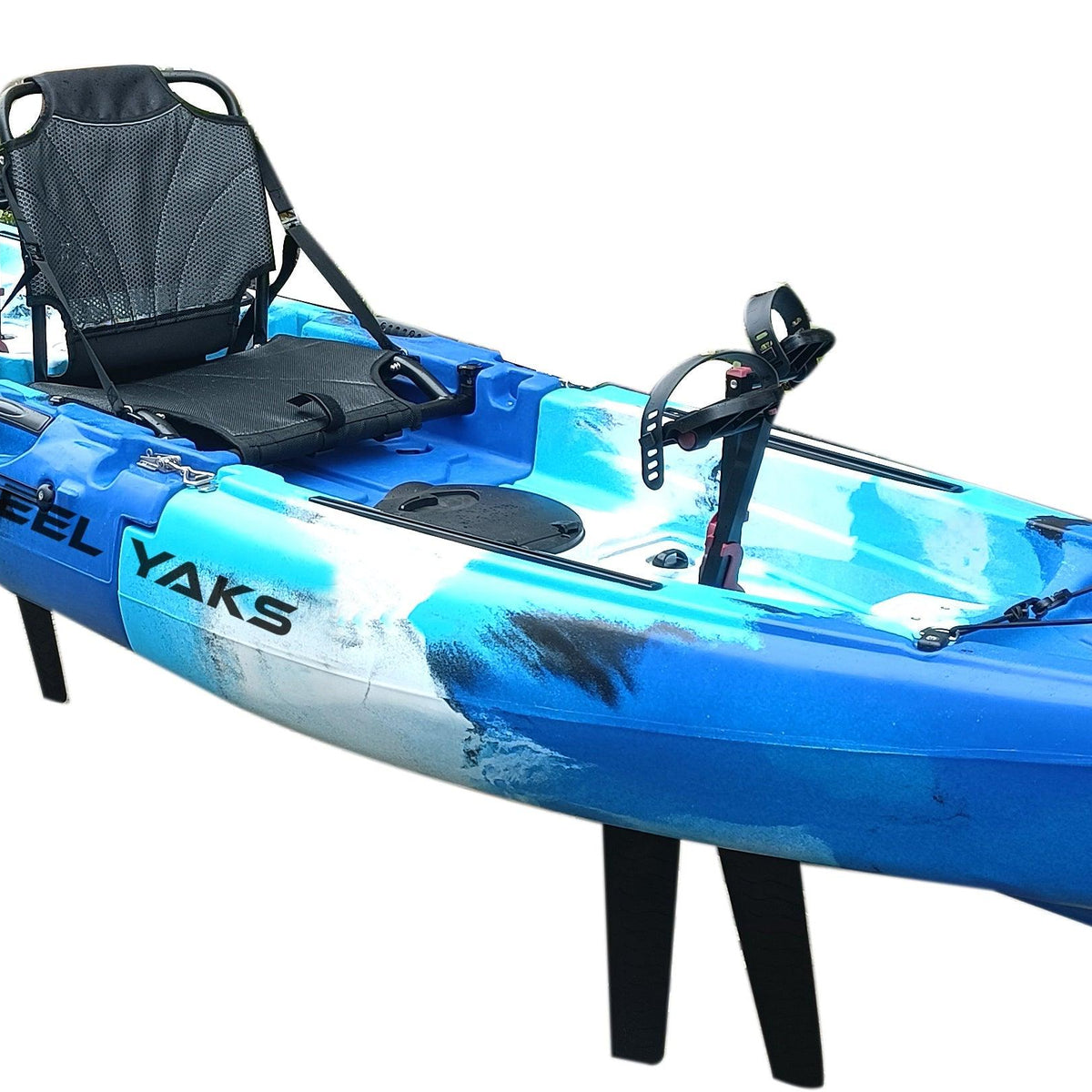 14ft Raptor Tandem or Solo Modular Raptor Fin or Prop Drive Pedal Fish ...