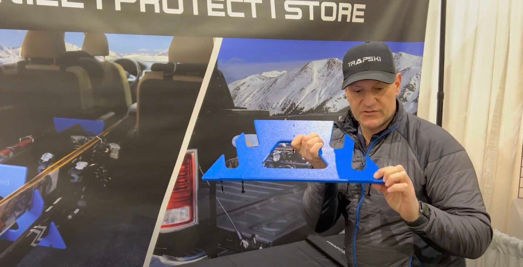 How it Works - Internal Vehicle Ski Rack System
