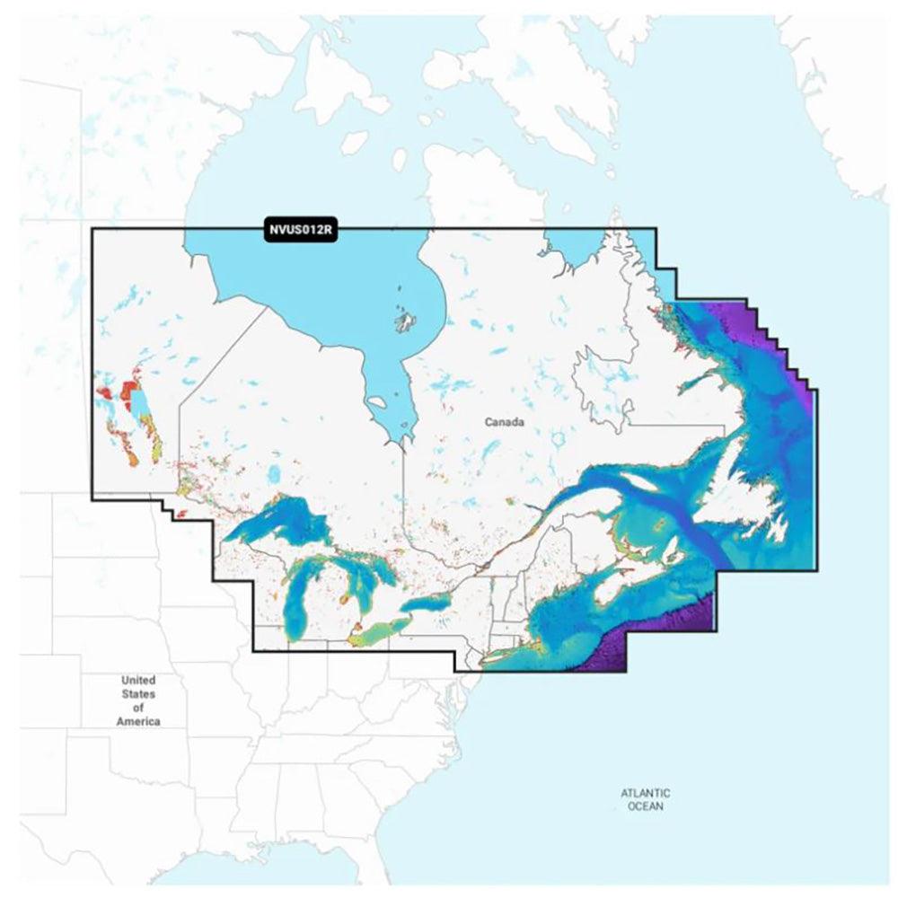 Garmin Navionics Vision NVUS012R Canada East Great Lakes 010C148400 ...